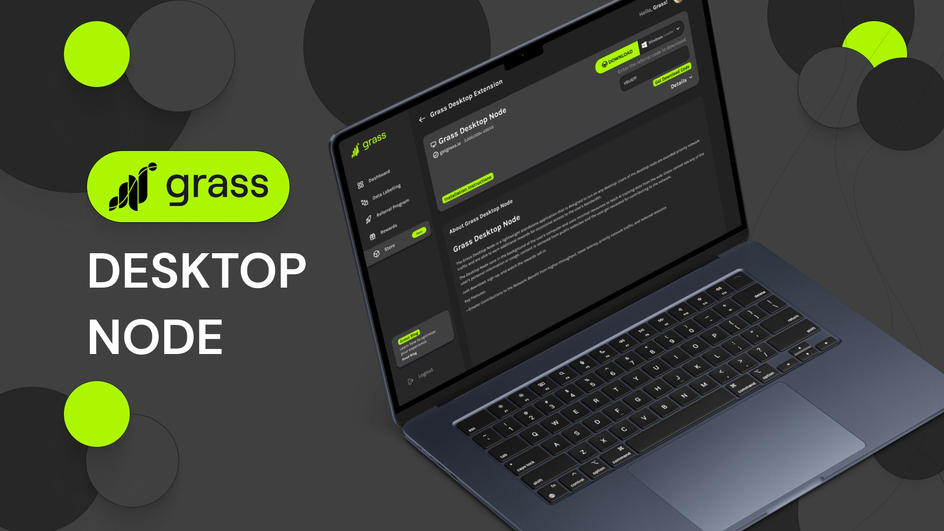 Grass Desktop Node with 2x earnings – Sergeant Lazo | First Farming Division | Grass Army